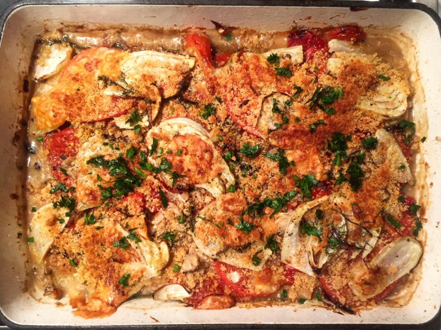 Eggplant and Fennel Lasagna – Table Without Borders