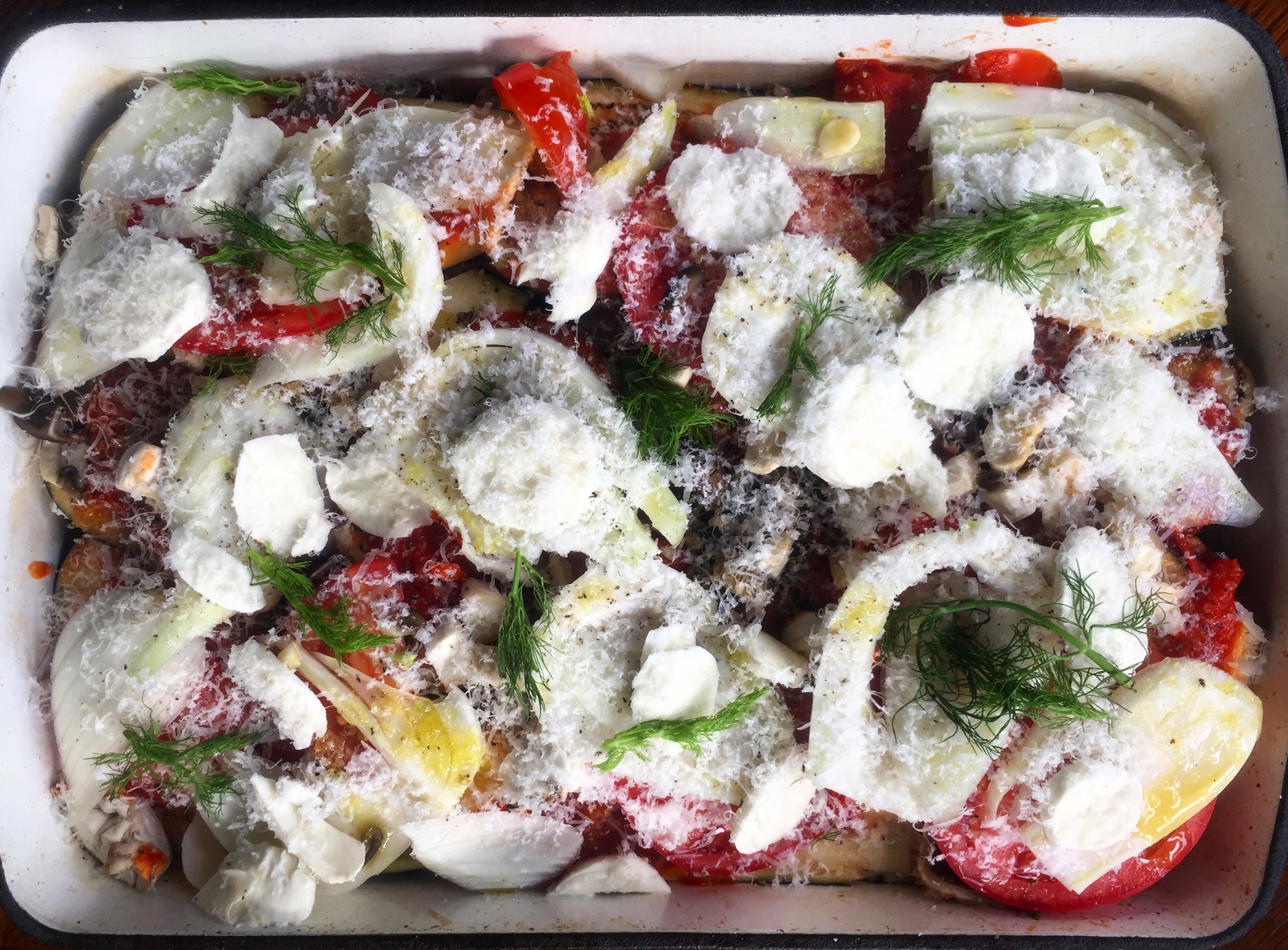 Eggplant and Fennel Lasagna – Table Without Borders